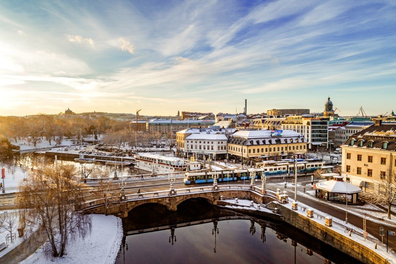 Göteborg im Winter: Julmys und Lichte